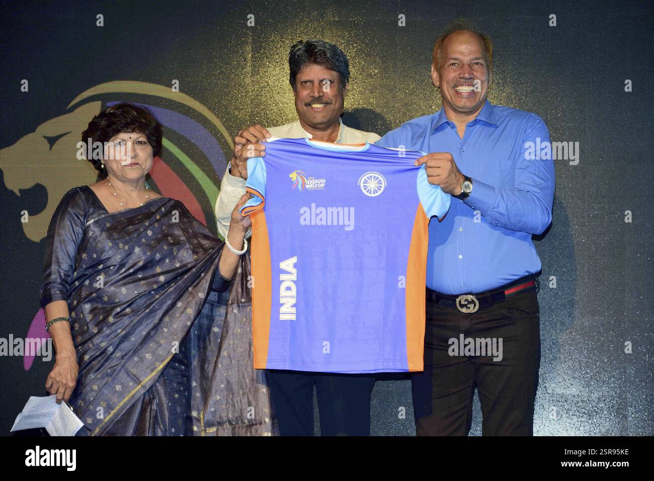 Former Indian cricket player Kapil Dev during the announcement of ...