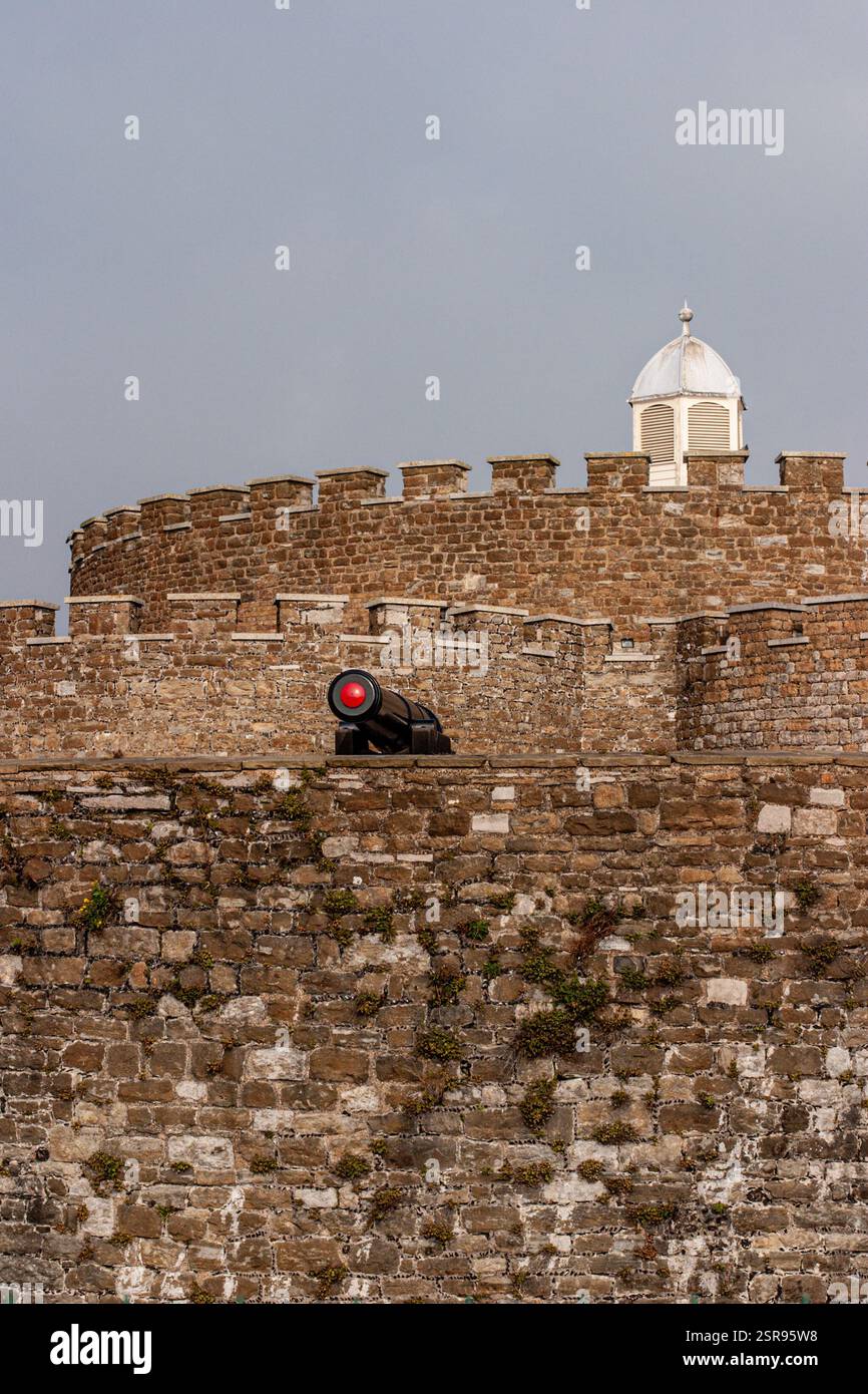 The artillery fort of Deal Castle was built for Henry VIII, its curved ...