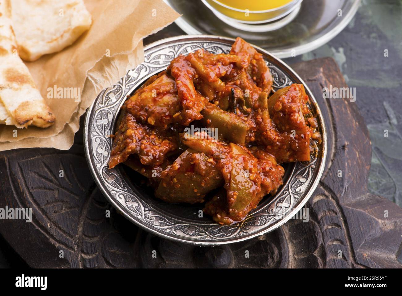 South Indian Lemon Pickle is a spicy tangy pickle Stock Photo - Alamy
