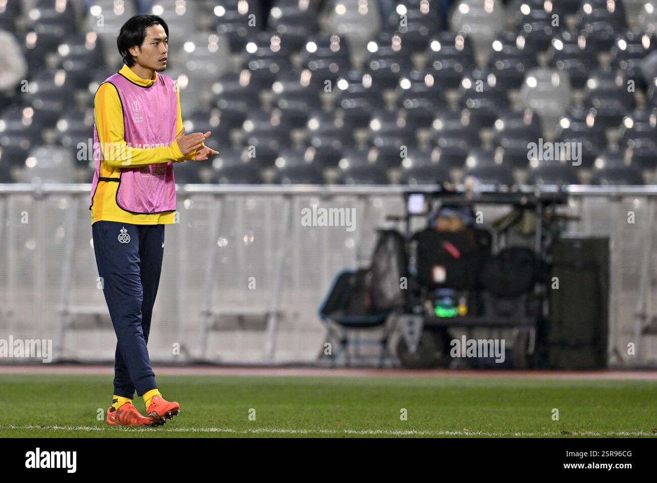 Brussel, Belgium. 13th Feb, 2025. Koki Machida (28) of Union pictured ...