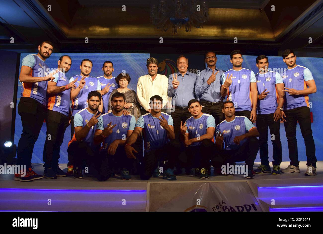 Former Indian cricket player Kapil Dev during the announcement of ...