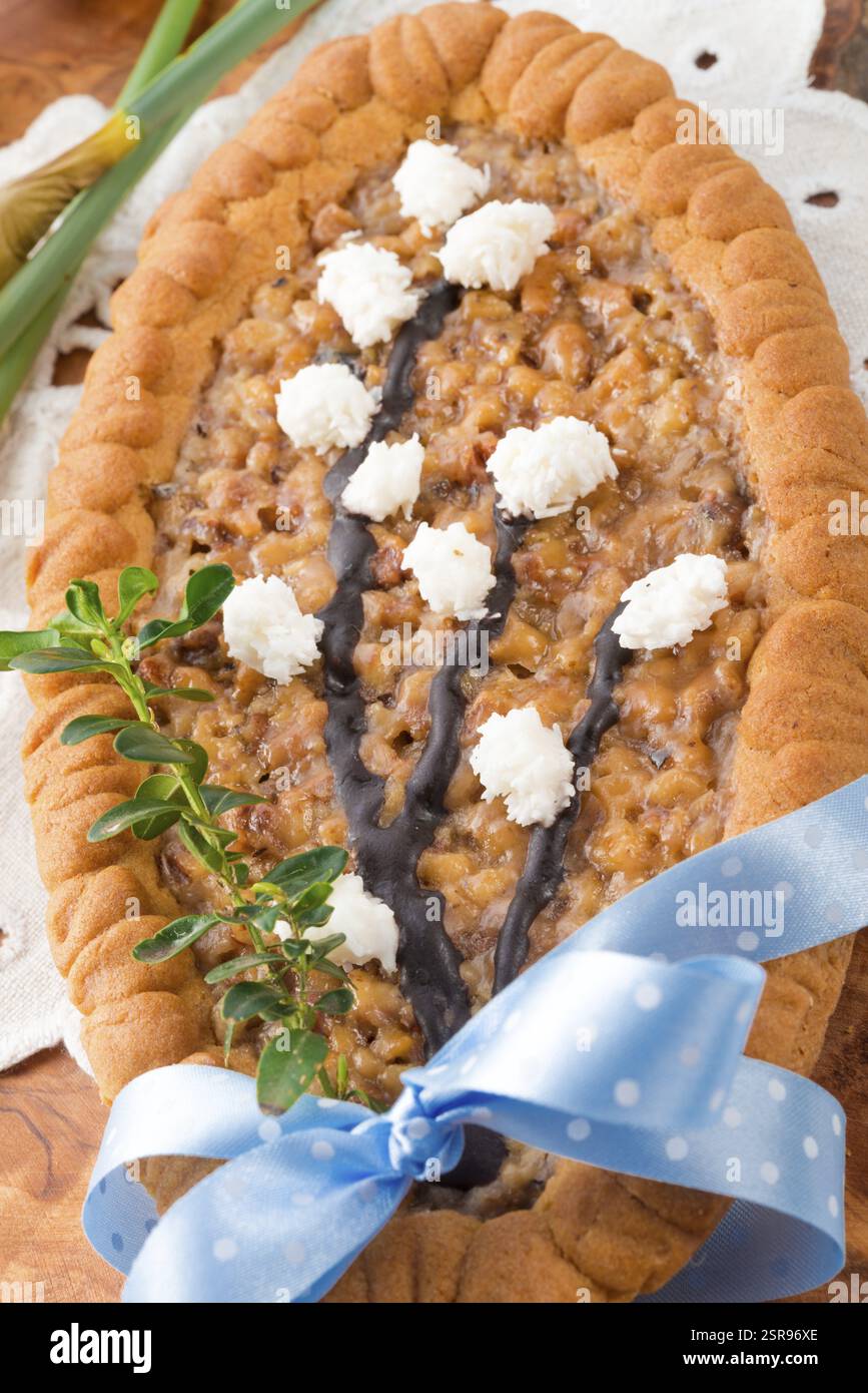 Mazurek is a variety of sweet cake baked in Poland, both at Easter ...