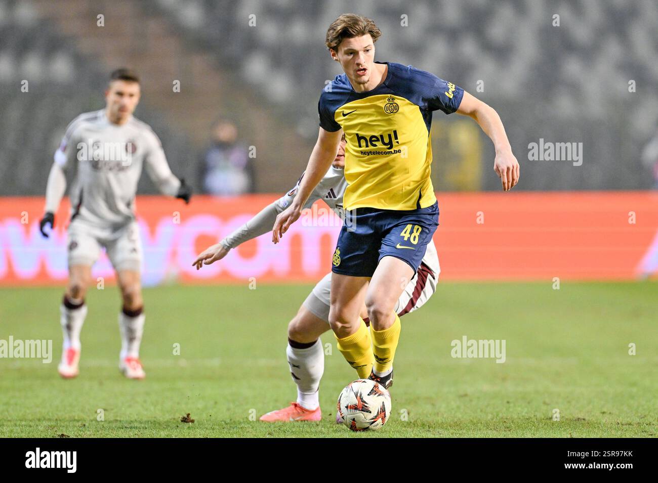 Brussel, Belgium. 13th Feb, 2025. Fedde Leysen (48) of Union pictured ...