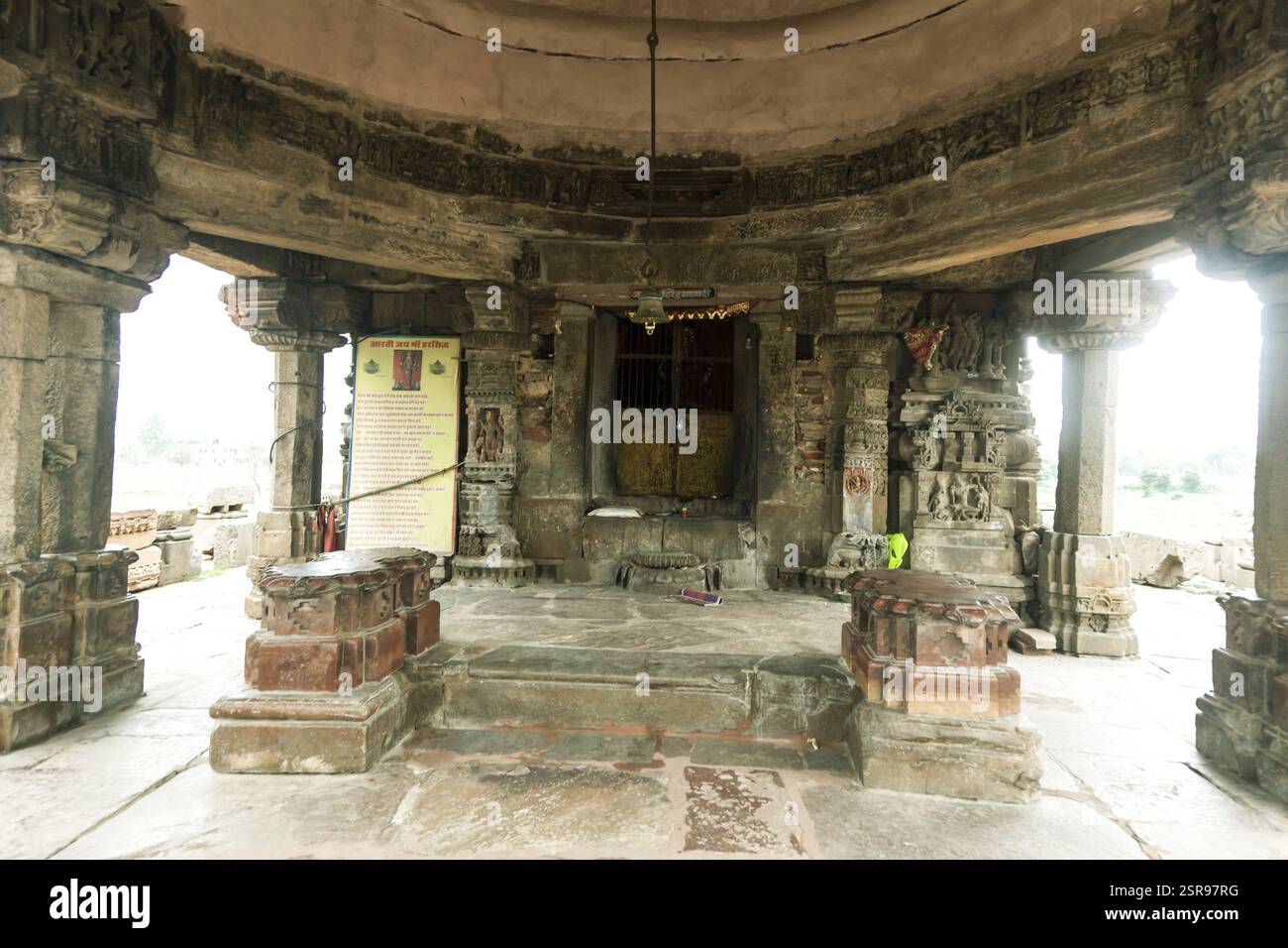 Harshat Mata Temple interior, Abhaneri, Rajasthan, India, Asia Stock ...