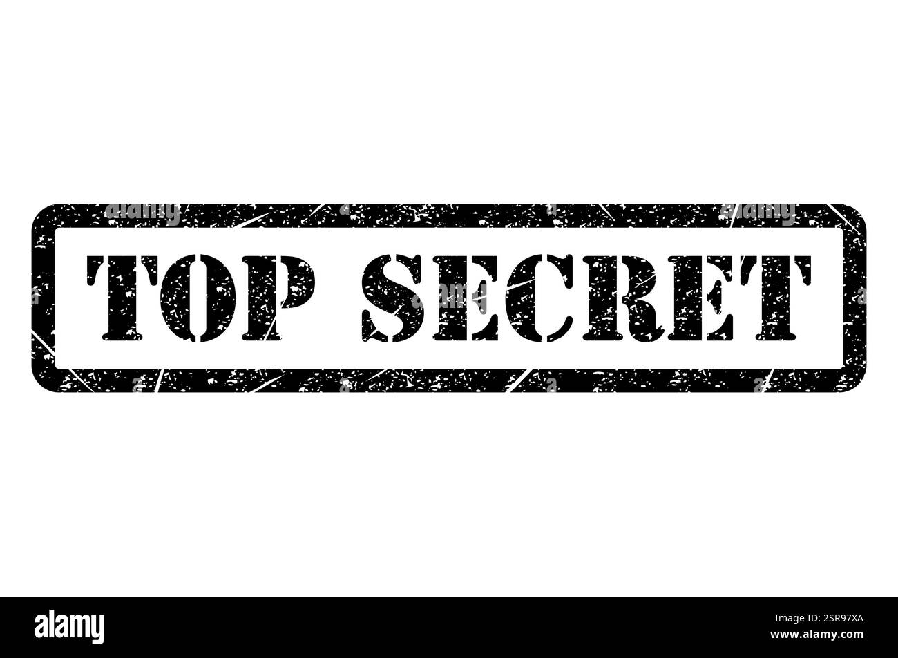 Top secret stamp symbol, label sticker sign button, text banner vector ...
