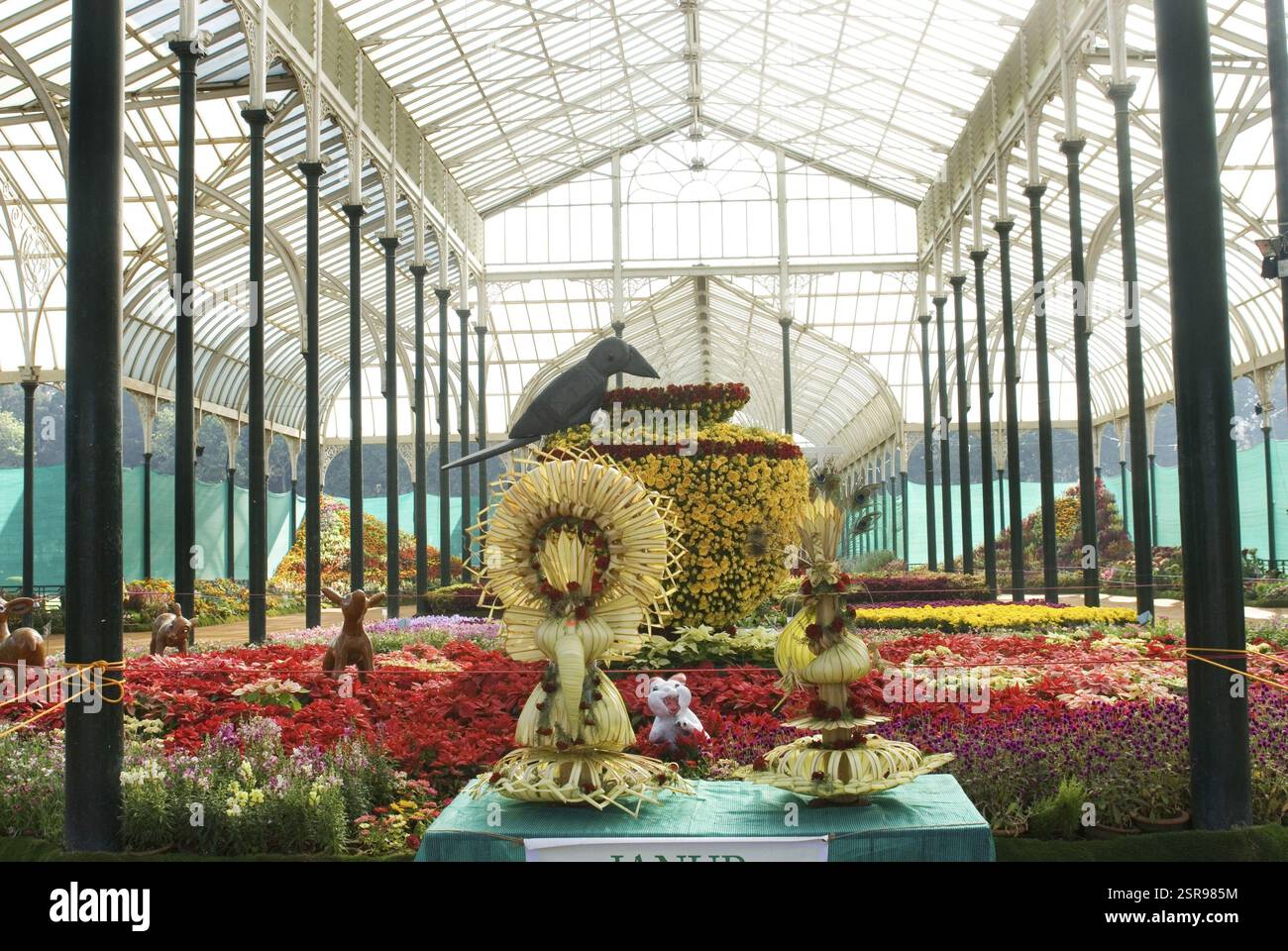 Annual flower show ceiling ceilings Color Colors decoration Horizontal ...
