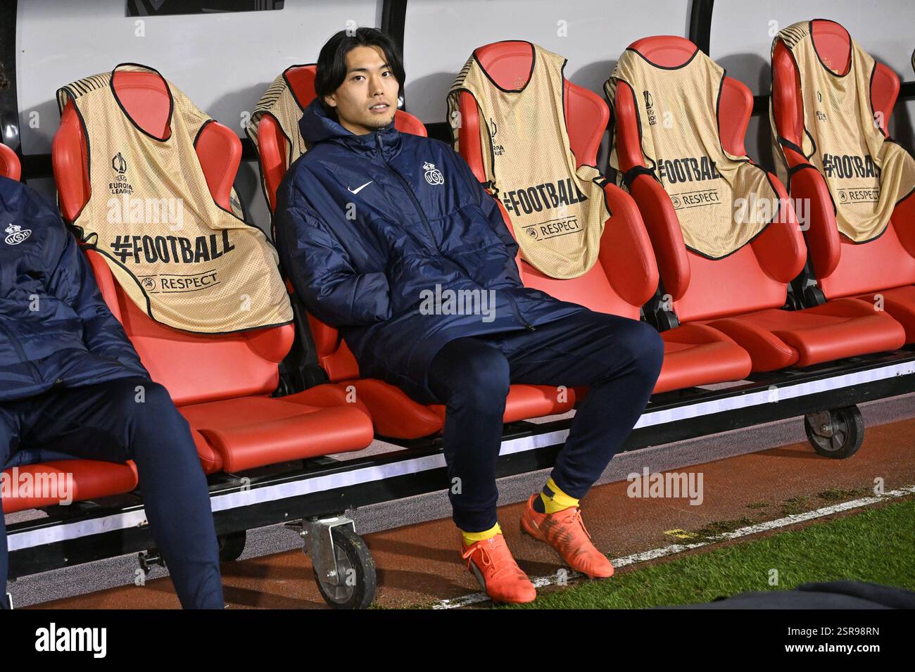 Brussel, Belgium. 13th Feb, 2025. Koki Machida (28) of Union pictured ...