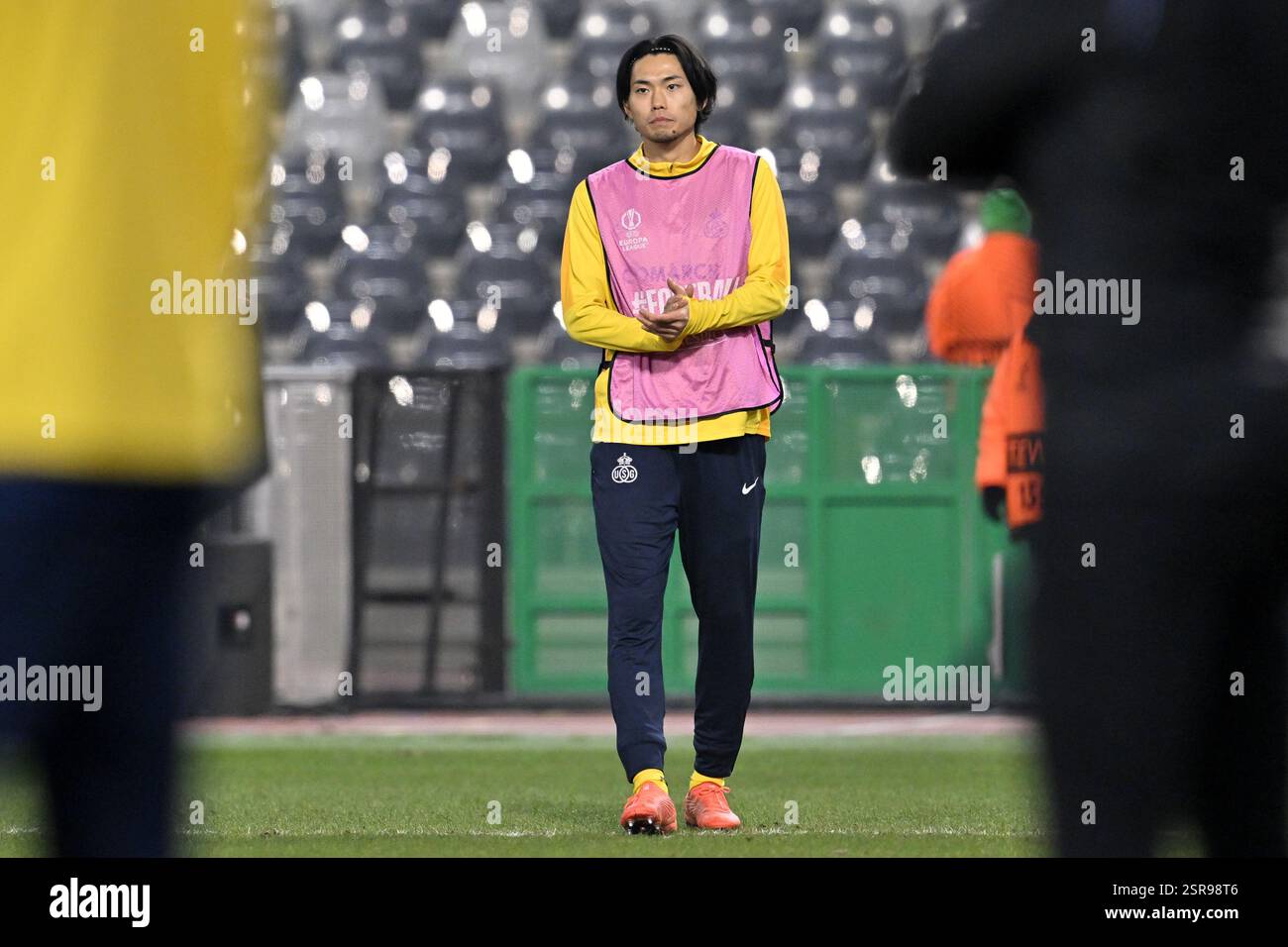 Brussel, Belgium. 13th Feb, 2025. Koki Machida (28) of Union pictured ...