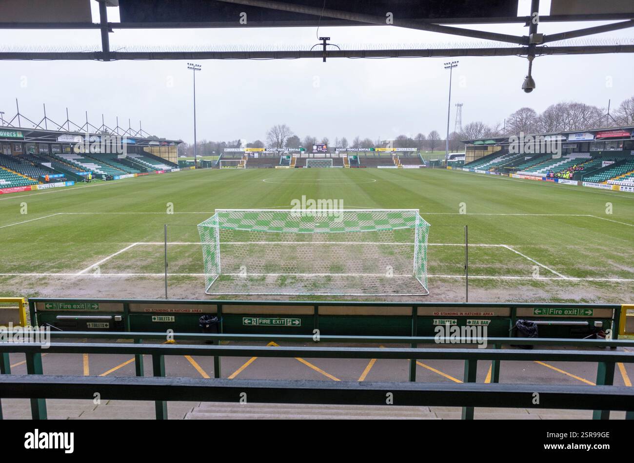 General View of inside Huish Park before the National League match at ...
