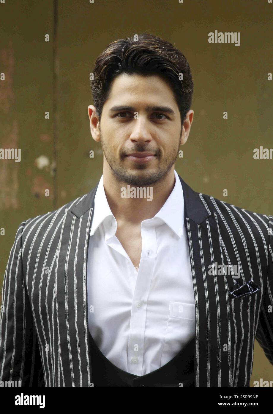 Bollywood actor Sidharth Malhotra during the promotion of film Baar ...