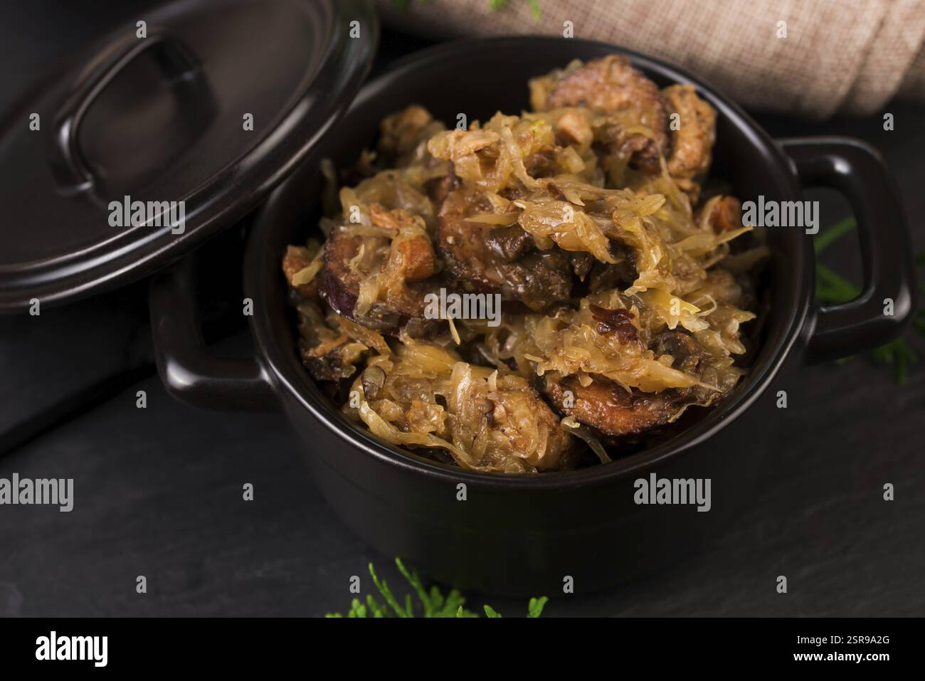 Fresh and tasty Bigos Stock Photo - Alamy