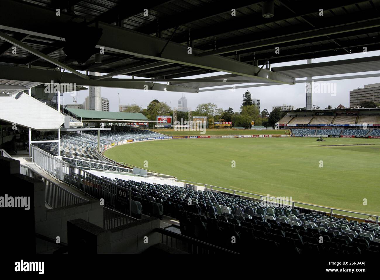 View from players pavilion at WACA cricket ground, Perth, Australia ...