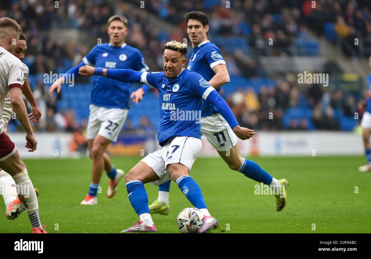 Cardiff City Stadium, Cardiff, UK. 15th Feb, 2025. EFL Championship ...