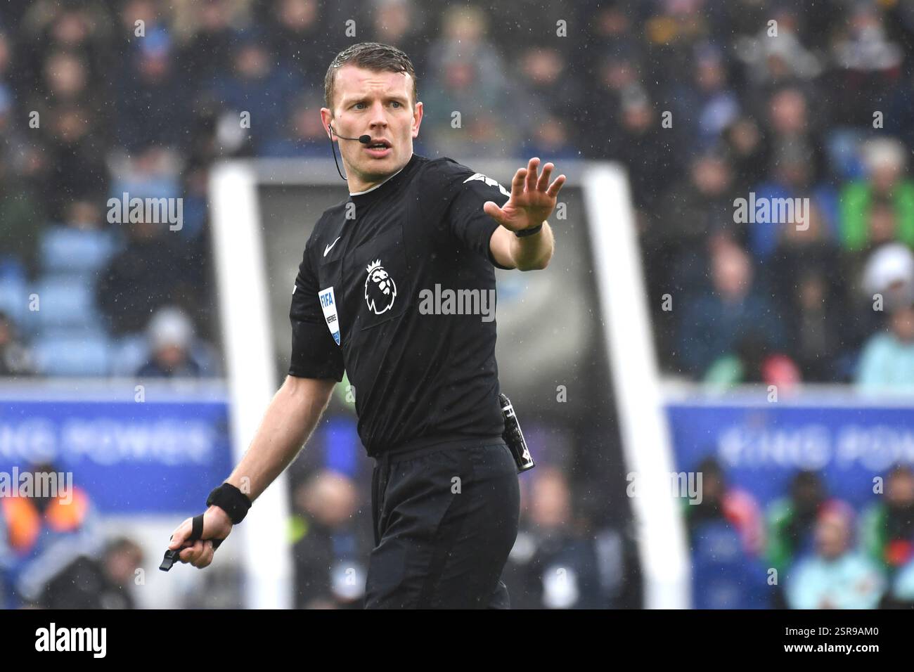 Referee Samuel Barrott during the English Premier League soccer match ...