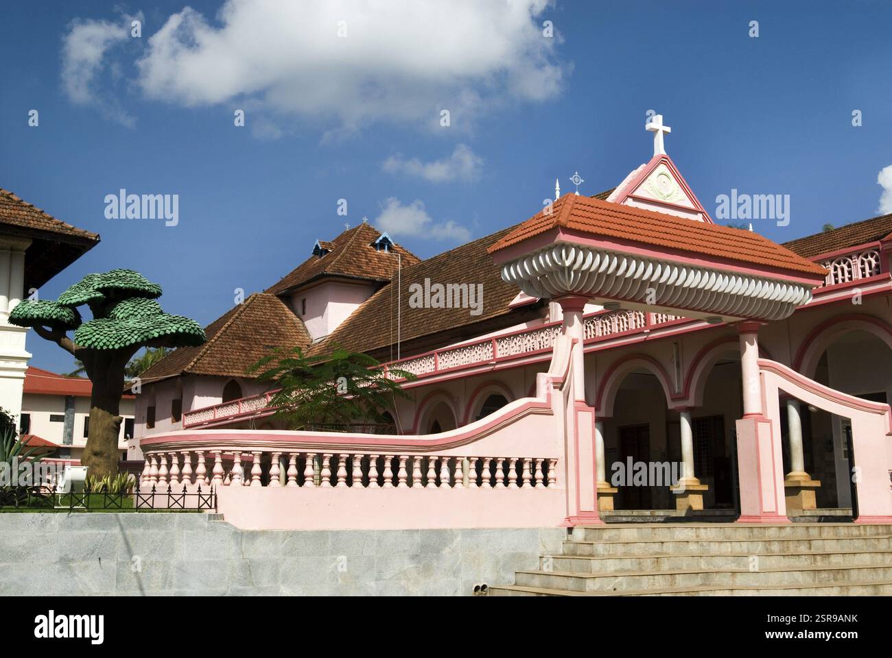 Saint Mary Forane church at Kanjoor, Kerala, India, Asia Stock Photo ...
