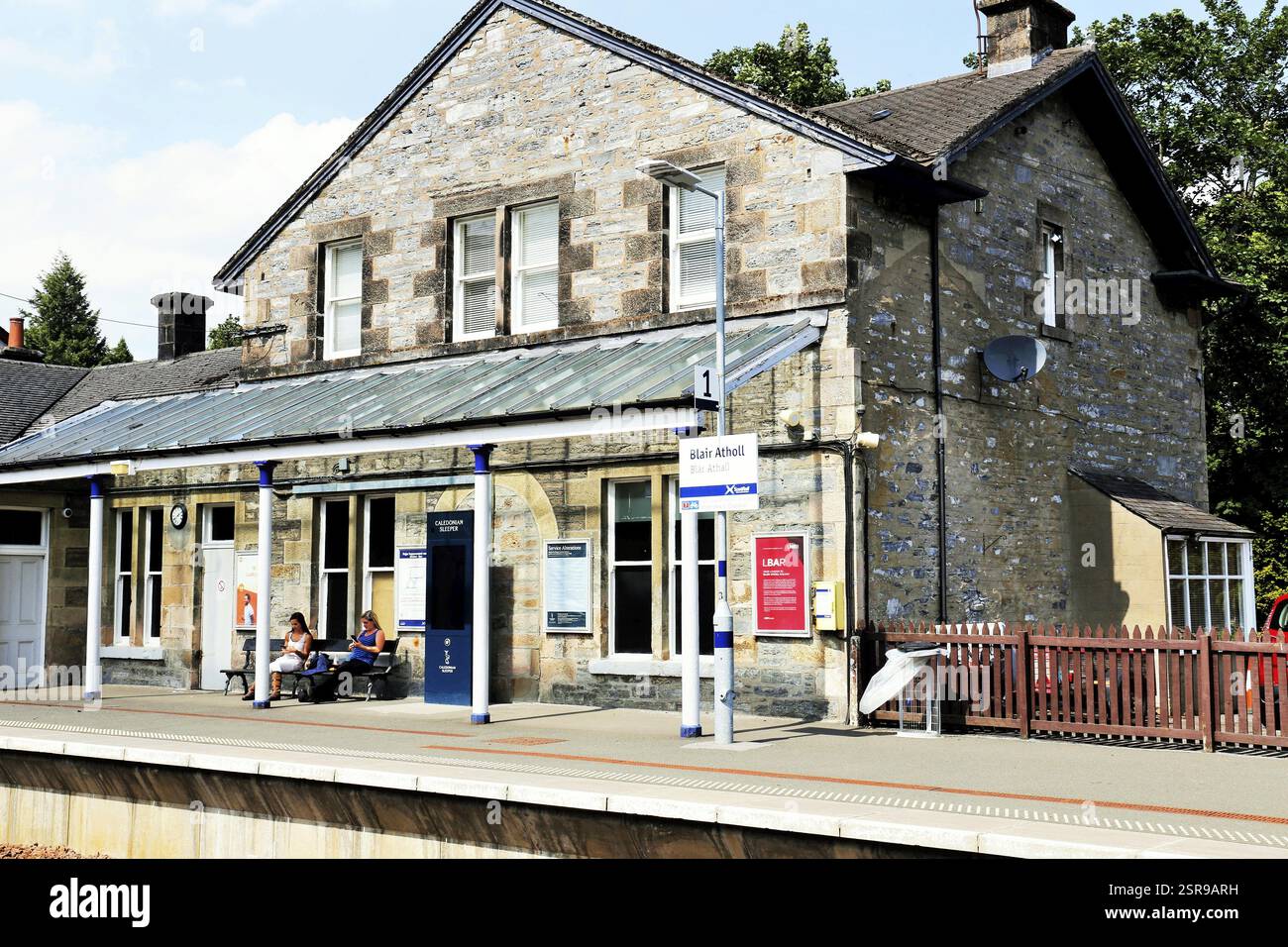 Blair Atholl railway station, Scotland, UK, United Kingdom, Europe ...