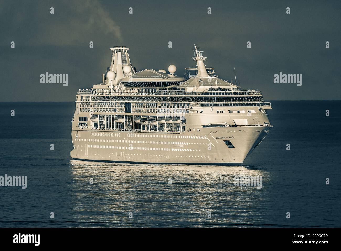 Monochrome Photo Of Royal Caribbean Cruises Vision-class Cruise Ship ...