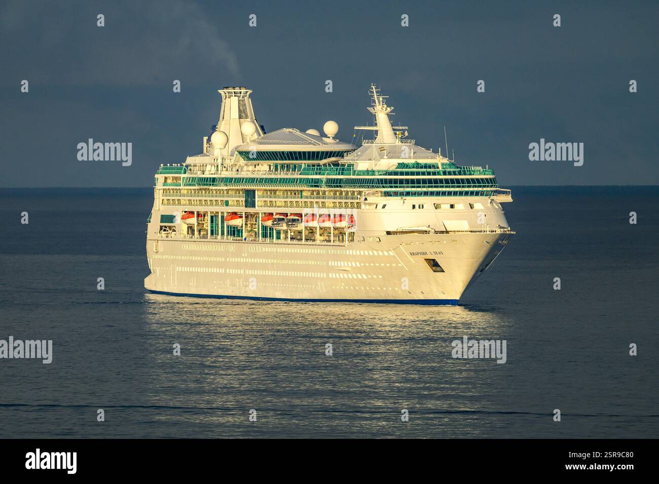 Royal Caribbean Cruises Vision-class Cruise Ship Rhapsody Of The Seas Arrives At Bridgetown Pier ...