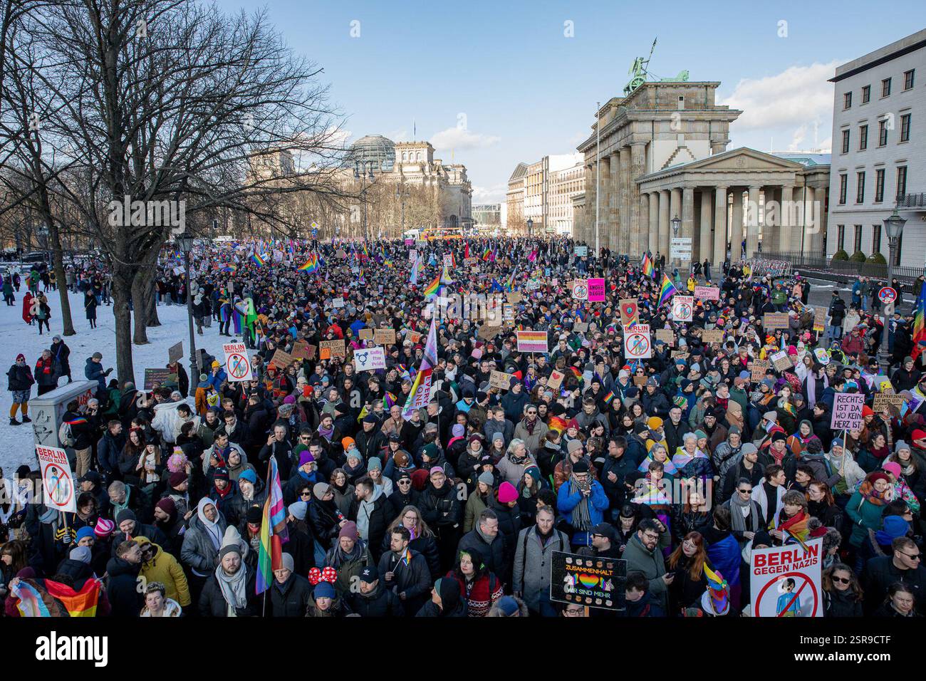 Thousands of queer activists marched through central Berlin on Saturday ...