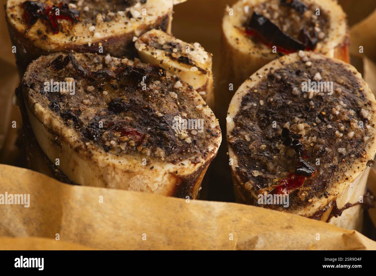 Homemade Roasted Beef Bone Marrow Stock Photo - Alamy