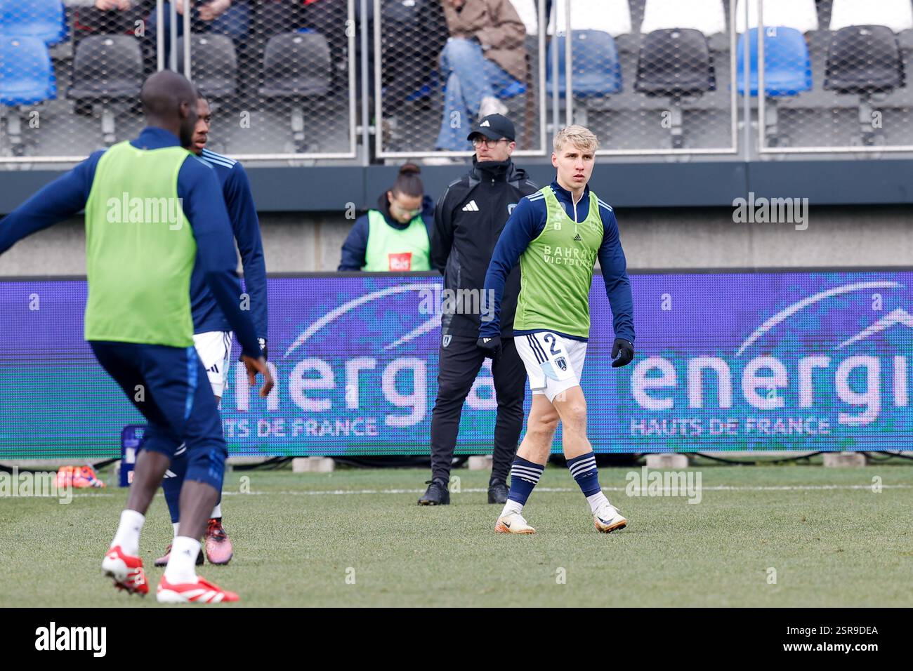 during the Ligue 2 BKT match between Dunkerque and Paris FC at Marcel ...