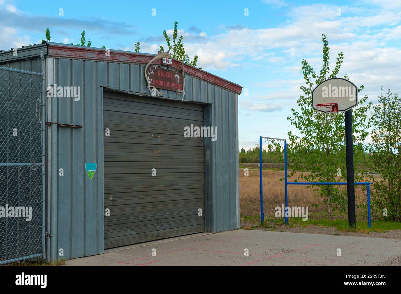 Galena Smoke Jumpers storage building at the US Dept of the Interior ...