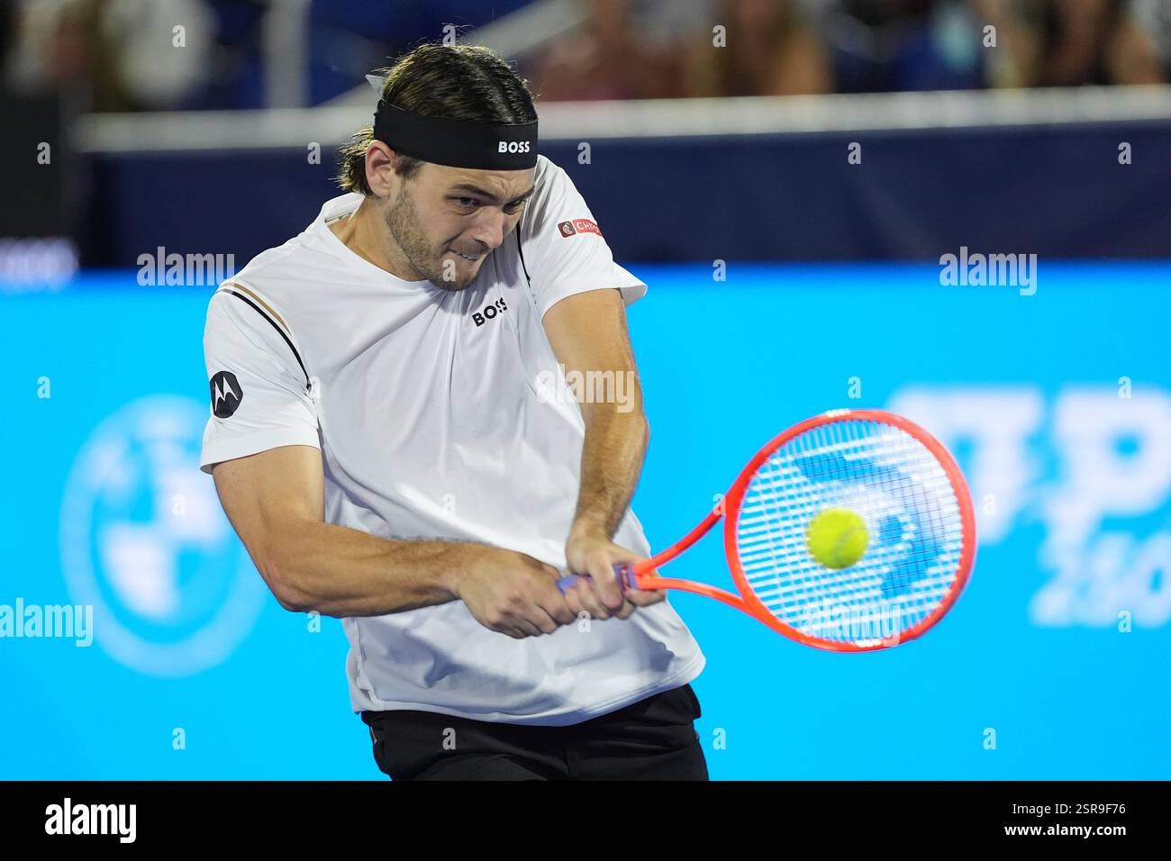 Delray, Beach, FL, USA. 14th Feb, 2025. Taylor Fritz (USA) in action ...