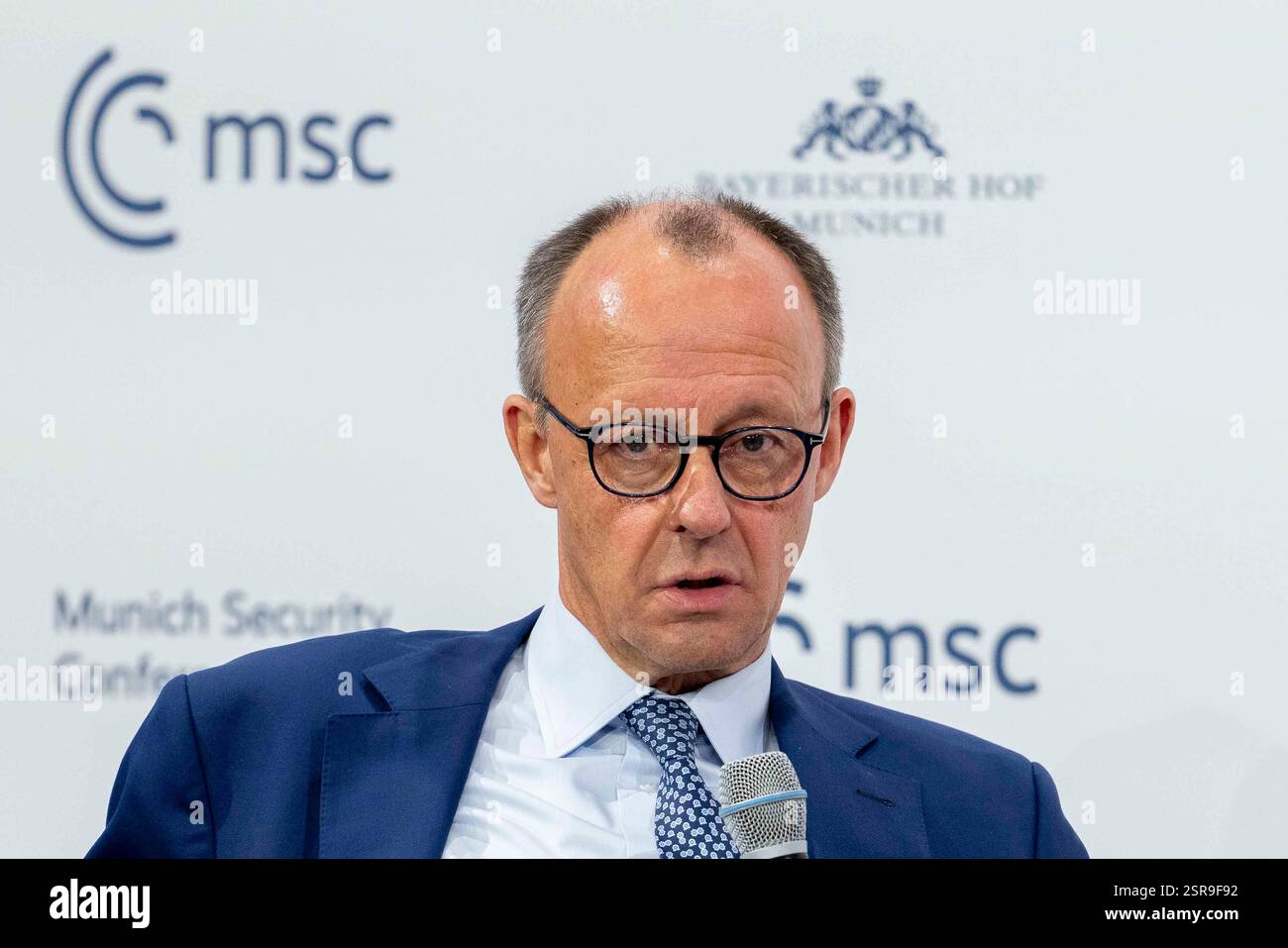 Munich, Bavaria, Germany. 15th Feb, 2025. FRIEDRICH MERZ, Chairman ...