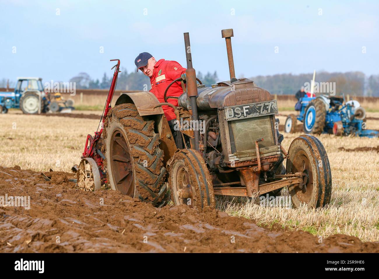 Monkton, UK. 15th Feb, 2025. UK. Ayrshire Ploughing Association held ...