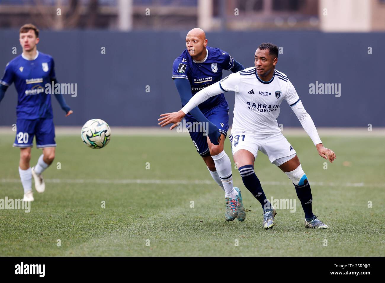 09 Kay TEJAN (usld) - 31 Samir CHERGUI (pfc) during the Ligue 2 BKT ...