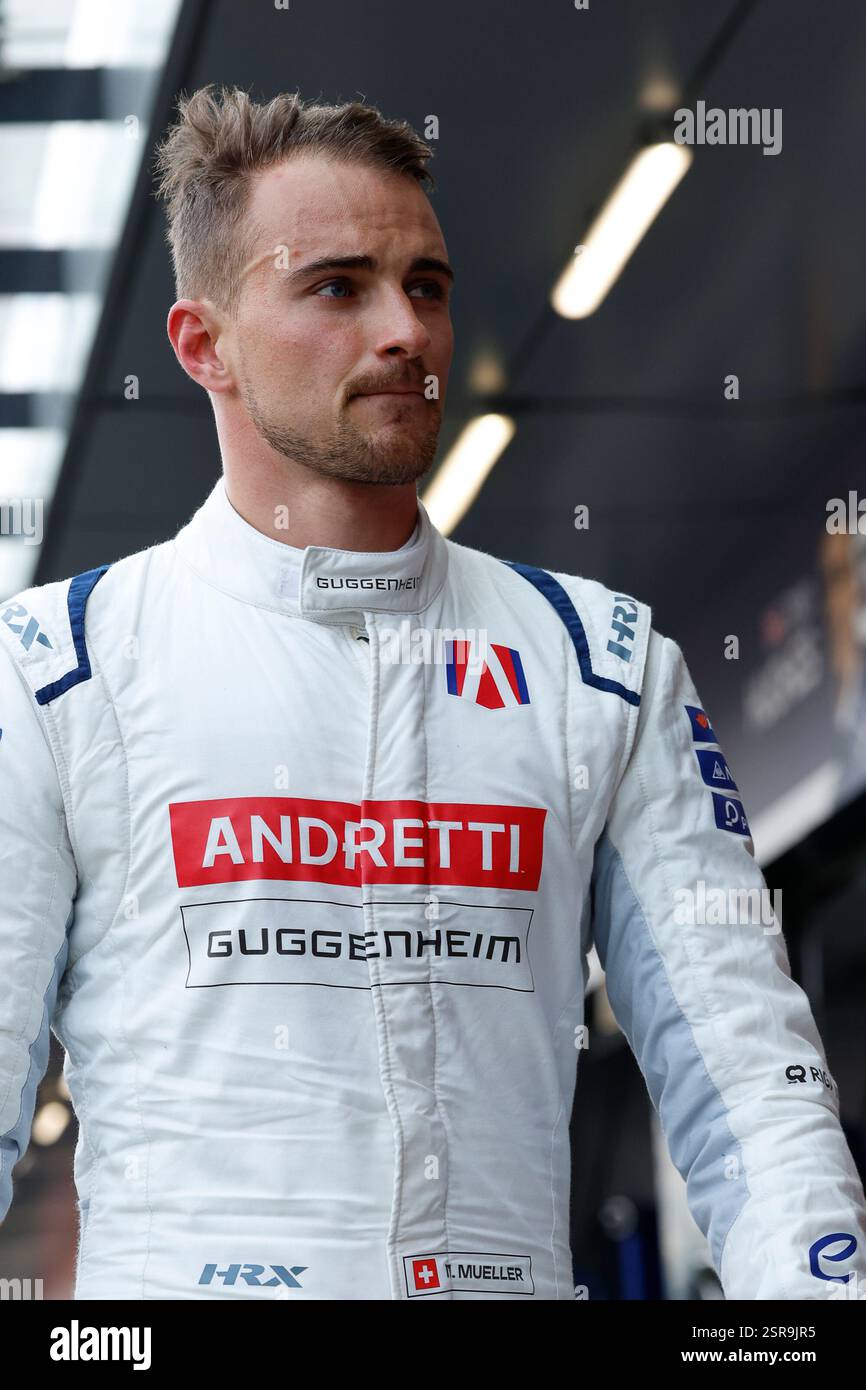 MULLER Nico (swi), Andretti Formula E, Porsche 99X Electric, portrait during the Jeddah City ...
