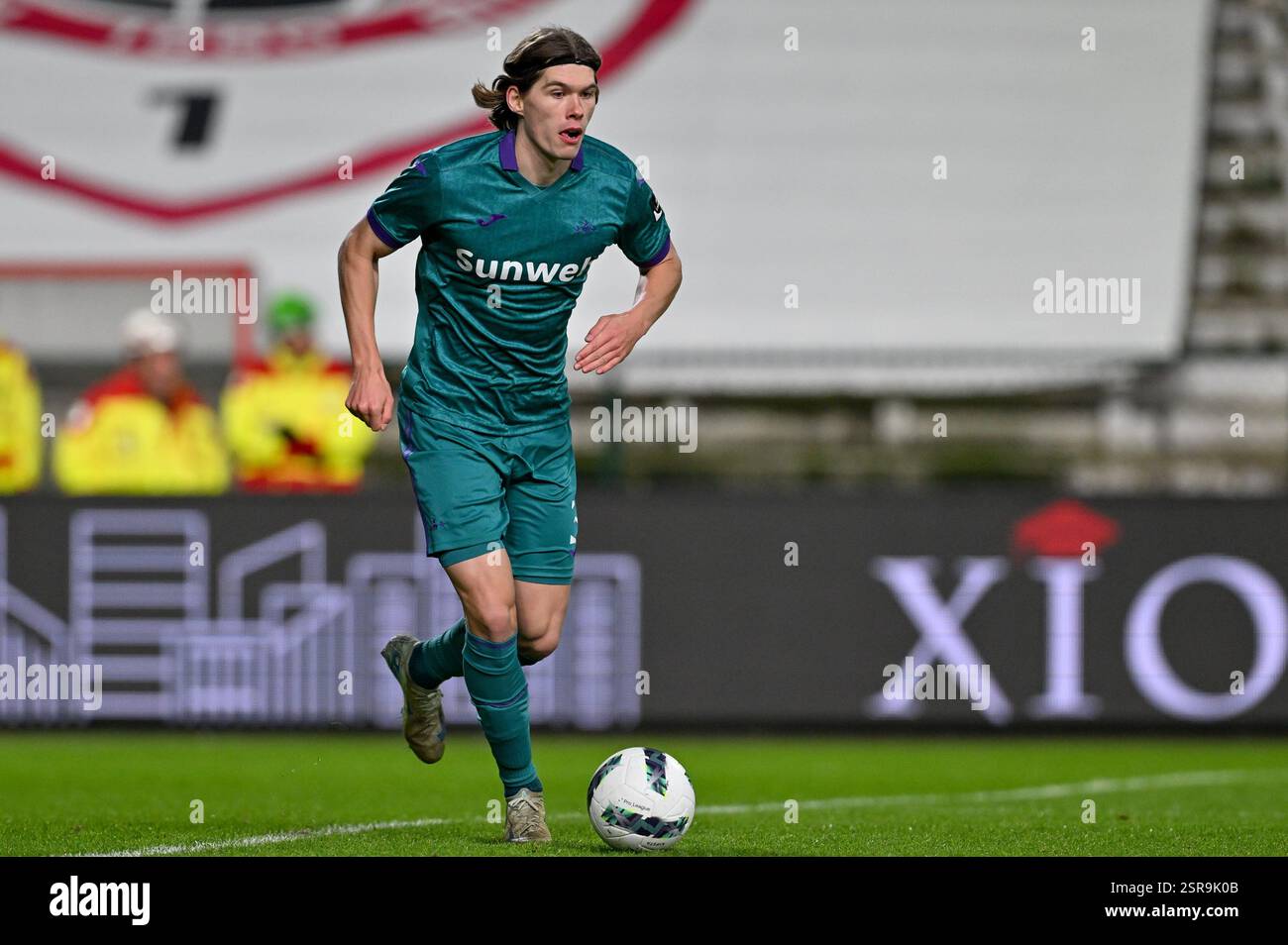 Antwerpen, Belgium. 06th Feb, 2025. Lucas Hey (3) of Anderlecht ...