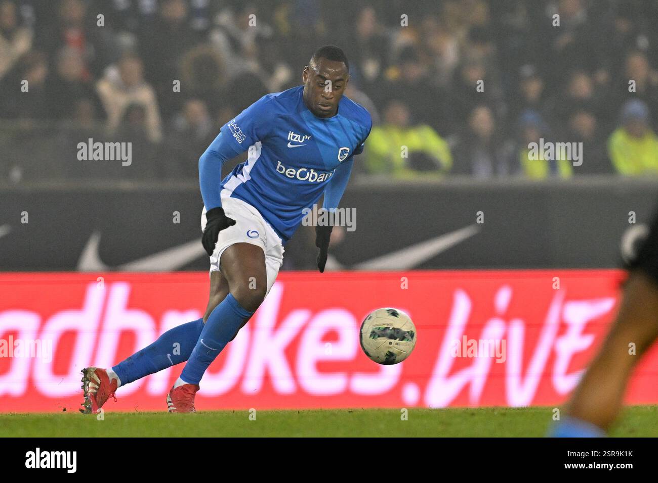 Genk, Belgium. 05th Feb, 2025. Mujaid Sadick (3) of Genk pictured ...
