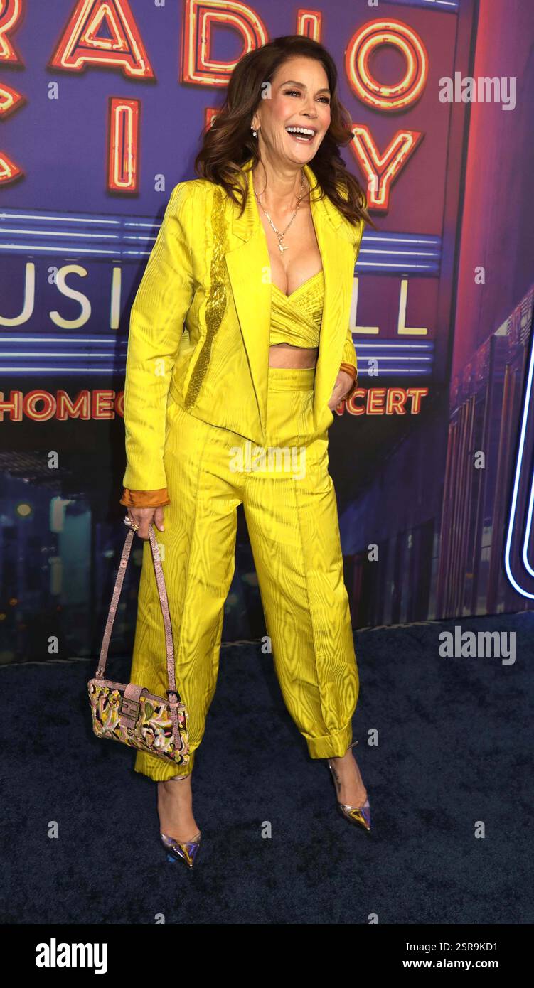 February 15, 2025, New York, New York, USA: Actor TERI HATCHER seen at ...