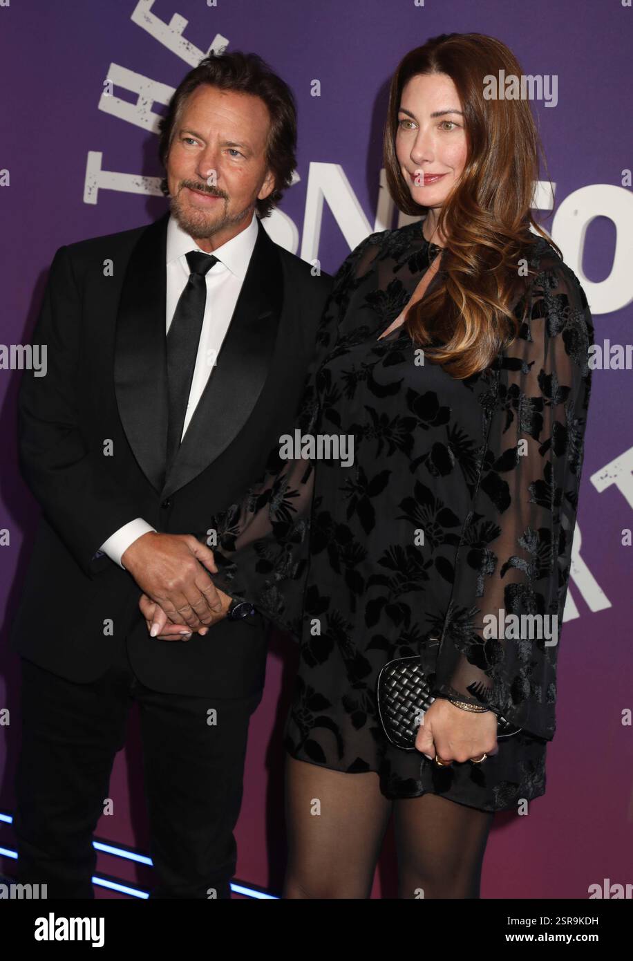 February 15, 2025, New York, New York, USA: Pearl Jam frontman singer ...