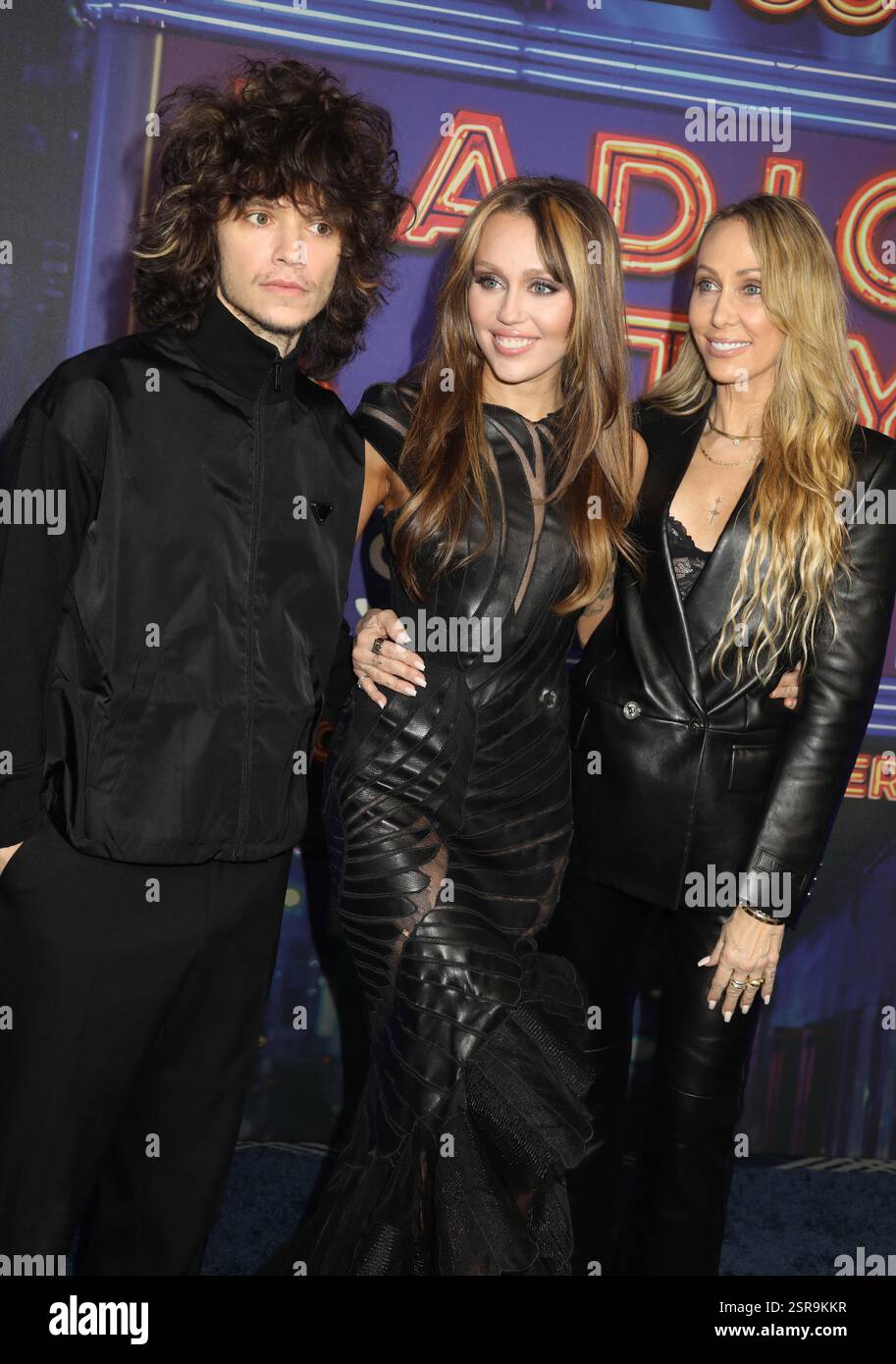 February 15, 2025, New York, New York, USA: Singers MAXX MORANDO, MILEY ...