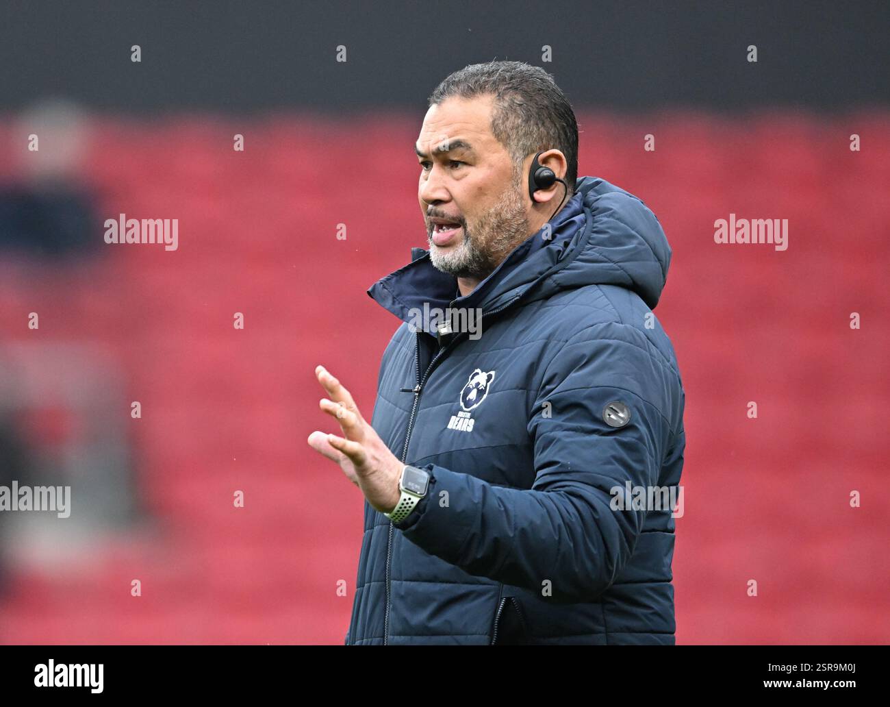 Ashton Gate, Bristol, UK. 15th Feb, 2025. Gallagher Premiership Rugby ...