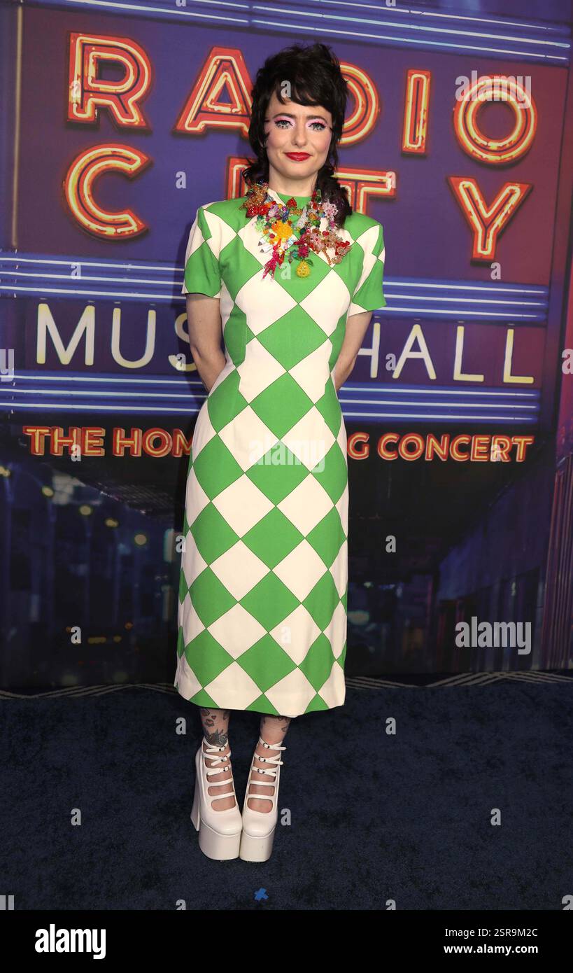 February 15, 2025, New York, New York, USA: Actor SARAH SHERMAN seen at ...