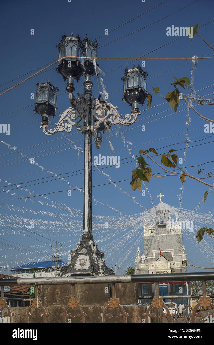 Anchu vilakku, changanassery, kerala, India, Asia Stock Photo - Alamy