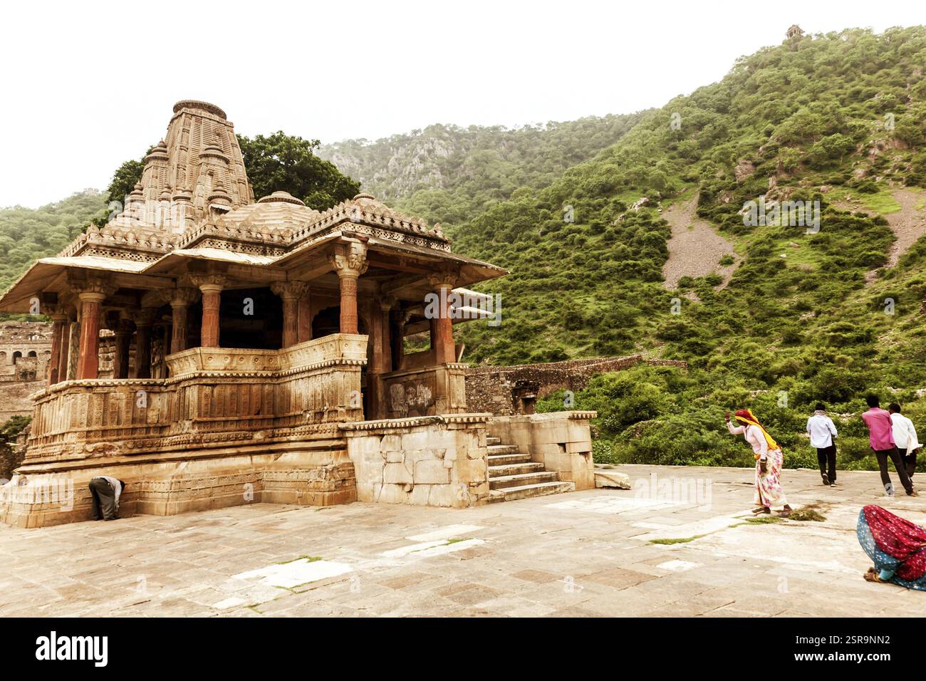 Gopinath temple, Bhangarh, Rajgarh, Alwar, Rajasthan, India, Asia Stock ...