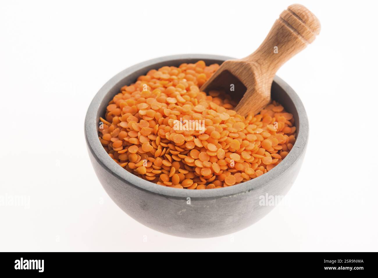 Lentils Isolated on White Background Stock Photo - Alamy