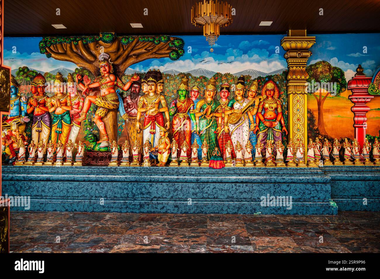 Kuala Lumpur Main Hindu Temple Stock Photo - Alamy