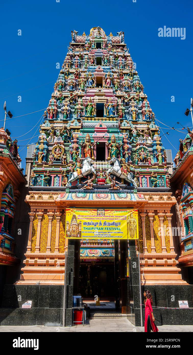 Kuala Lumpur Main Hindu Temple Stock Photo - Alamy