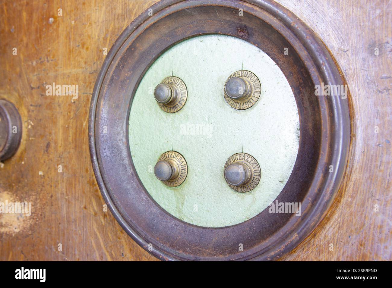 in the basement there is an old antique wooden safe with 4 alphabet ...