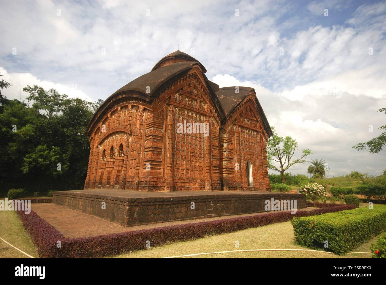 Terracotta artworks of Jor Bangla temple panels made of burnt clay ...