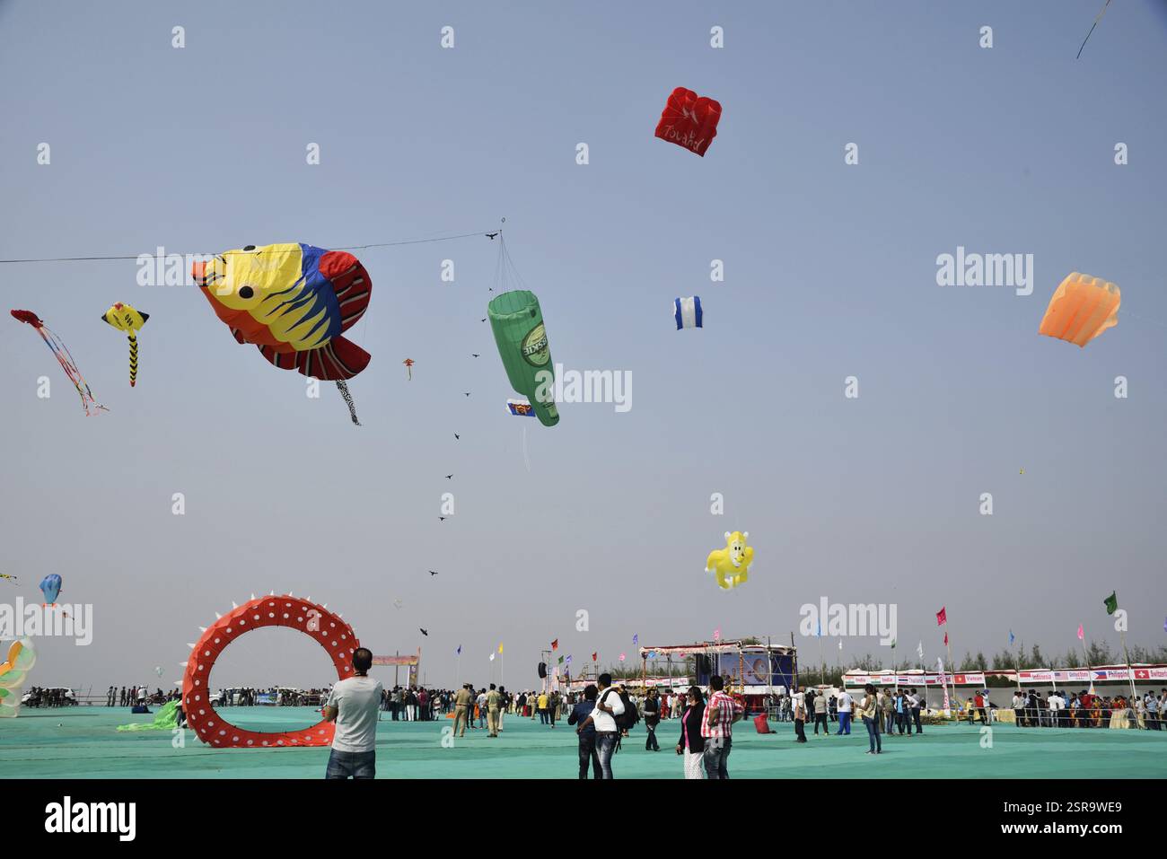 International Kite Festival, Tithal, Valsad, Gujarat, India, Asia Stock ...