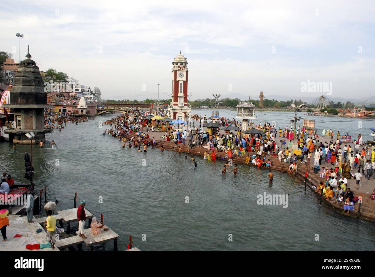 Ghanta ghar, Brahma Kund, Har ki pauri, Haridwar, Uttaranchal ...