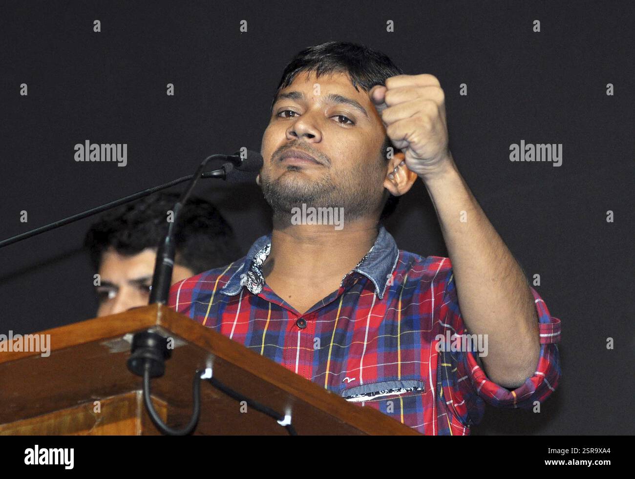 All India Students Federation (AISF) leader Kanhaiya Kumar during the ...