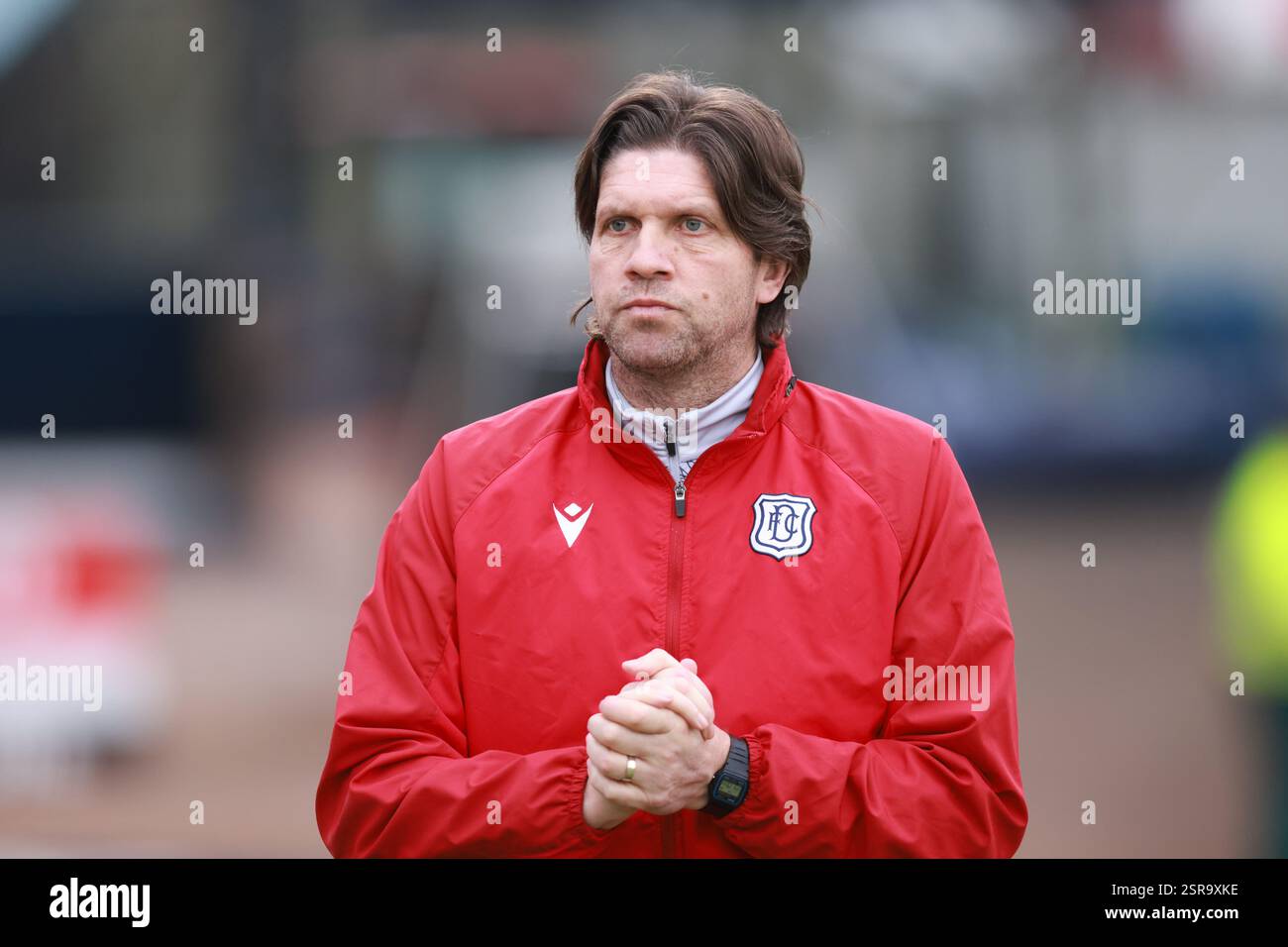 Dens Park, Dundee, UK. 15th Feb, 2025. Scottish Premiership Football ...