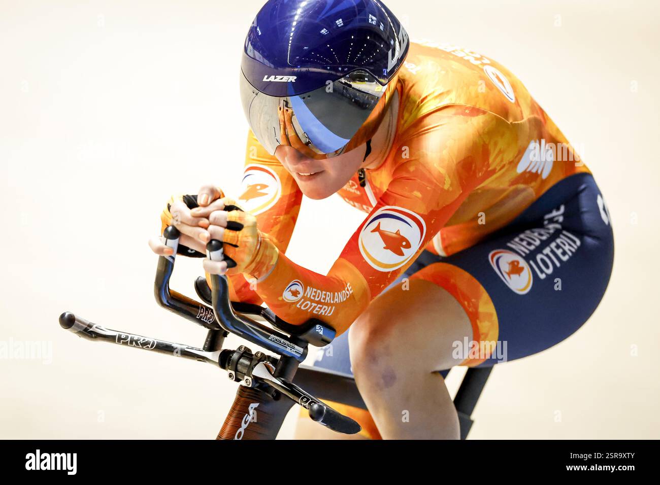 HEUSDEN-ZOLDER - Track cyclist Lisa van Belle in action on the ...